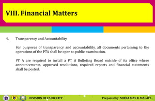 Do 54, s. 2009 Revised Guidelines Governing Parent Teacher Associations ...