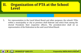 Do 54, s. 2009 Revised Guidelines Governing Parent Teacher Associations ...