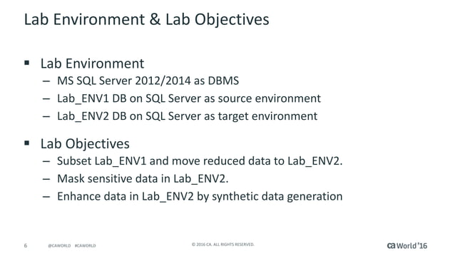 TDM: Masking, Subsetting and generating Synthetic Data | PDF