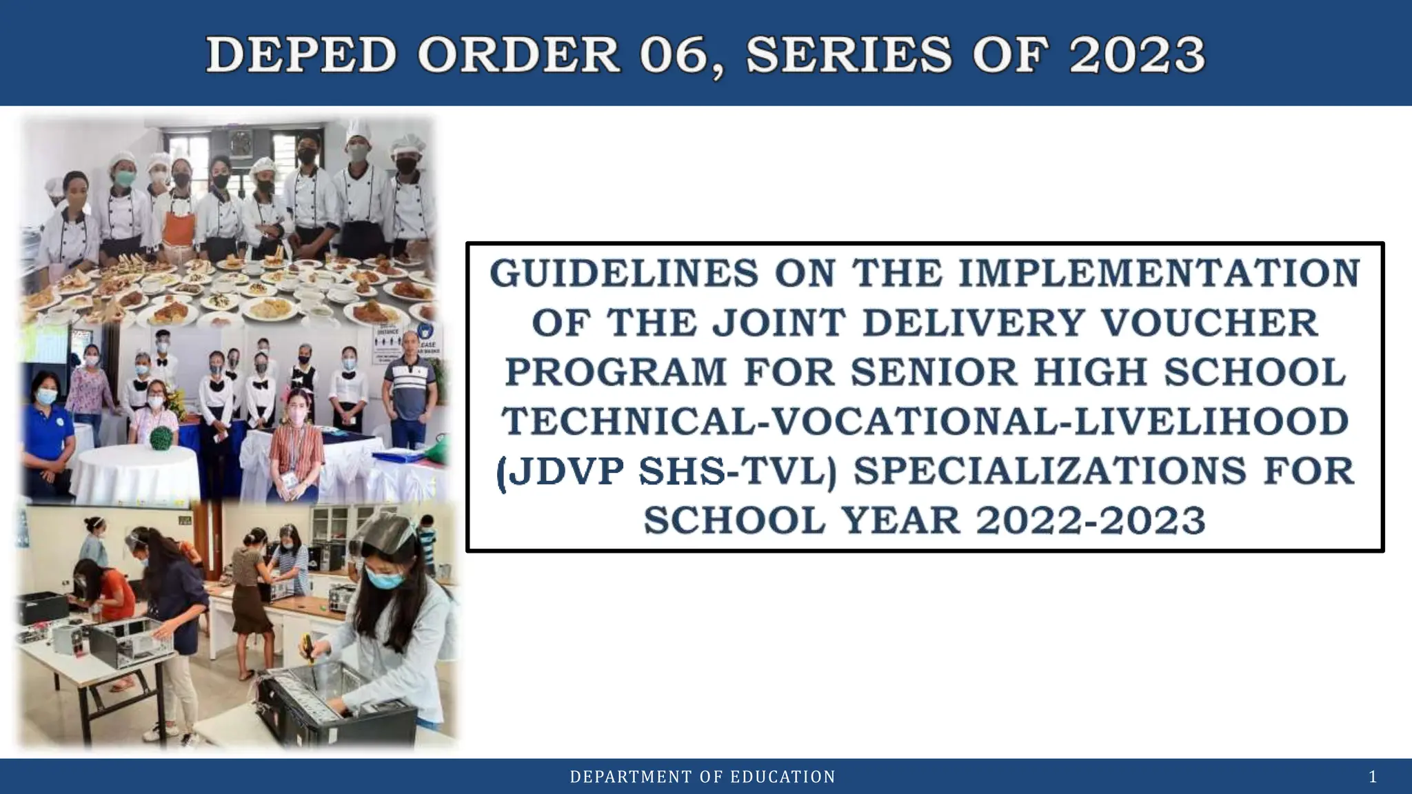 DO 6, S. 2023_Guidelines on the Implementation of the JDVP TVL for SY ...