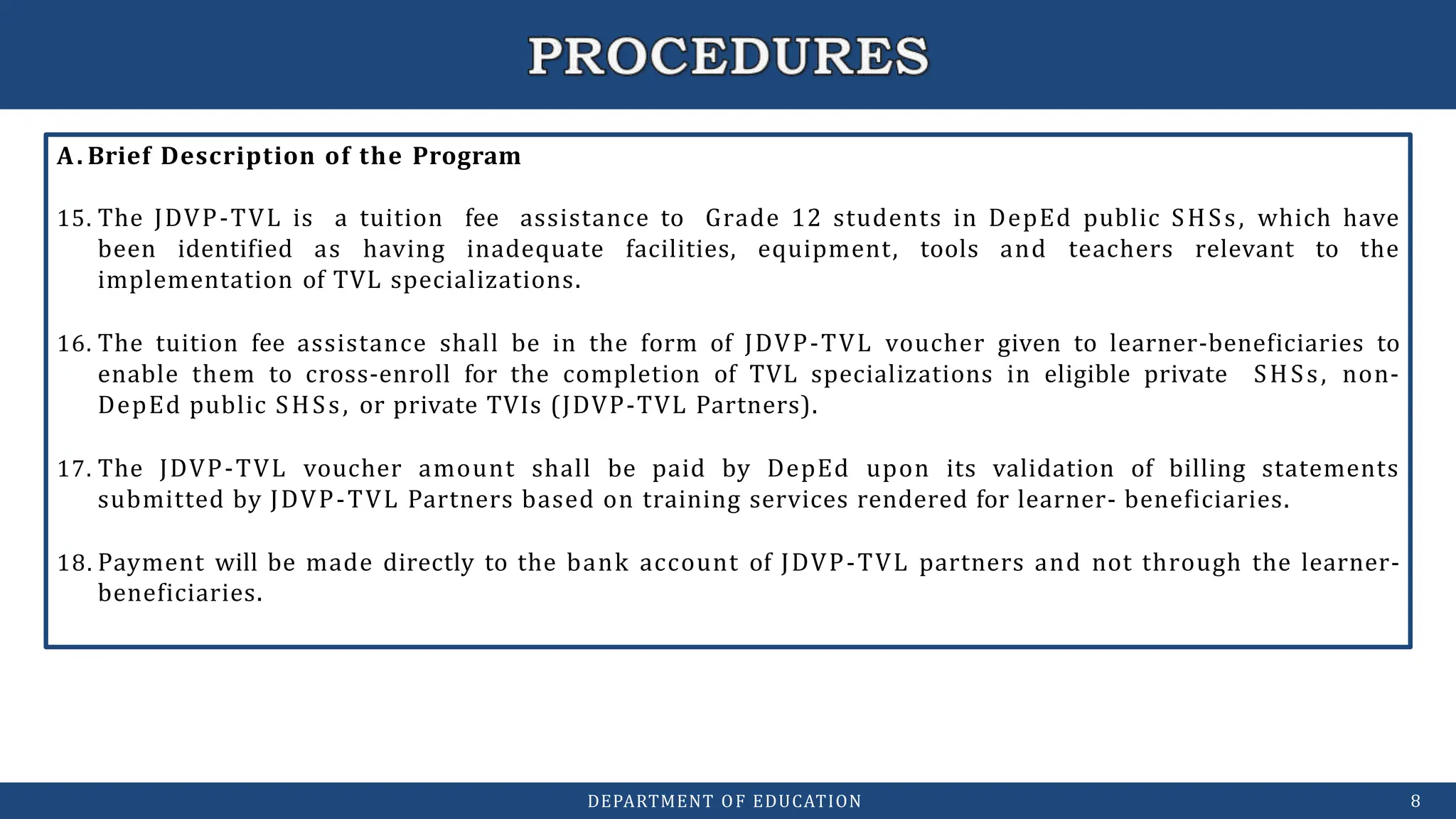 DO 6, S. 2023_Guidelines on the Implementation of the JDVP TVL for SY ...