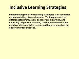 Inclusive Education Powerpoint Presentation | PPTX