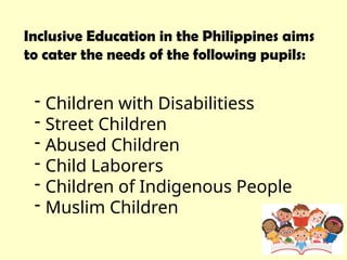 Inclusive Education Powerpoint Presentation | PPTX