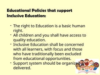 Inclusive Education Powerpoint Presentation | PPTX