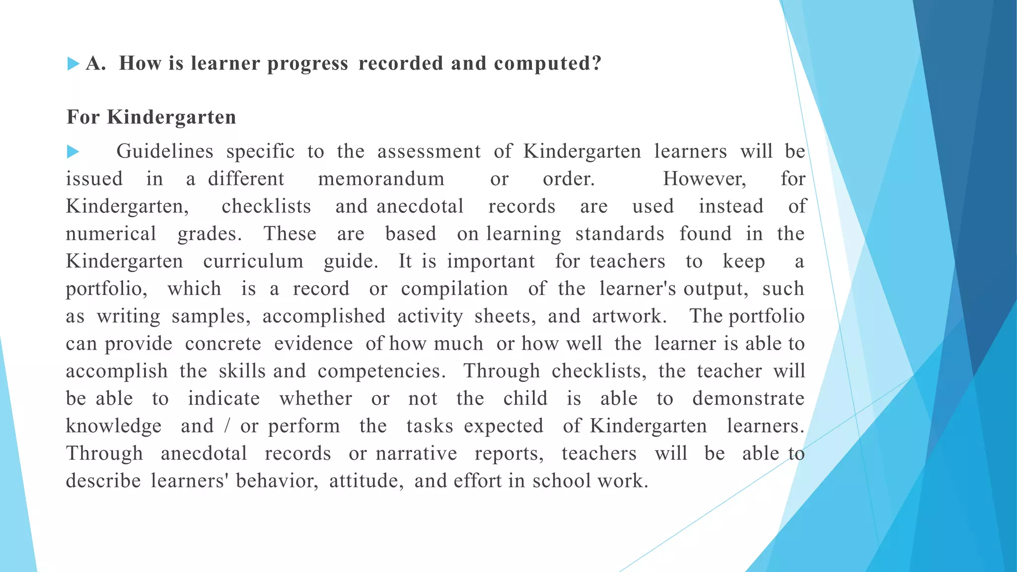 K to 12 Grading Sheet Deped Order No. 8 S. 2015 PPT presentation | PPTX