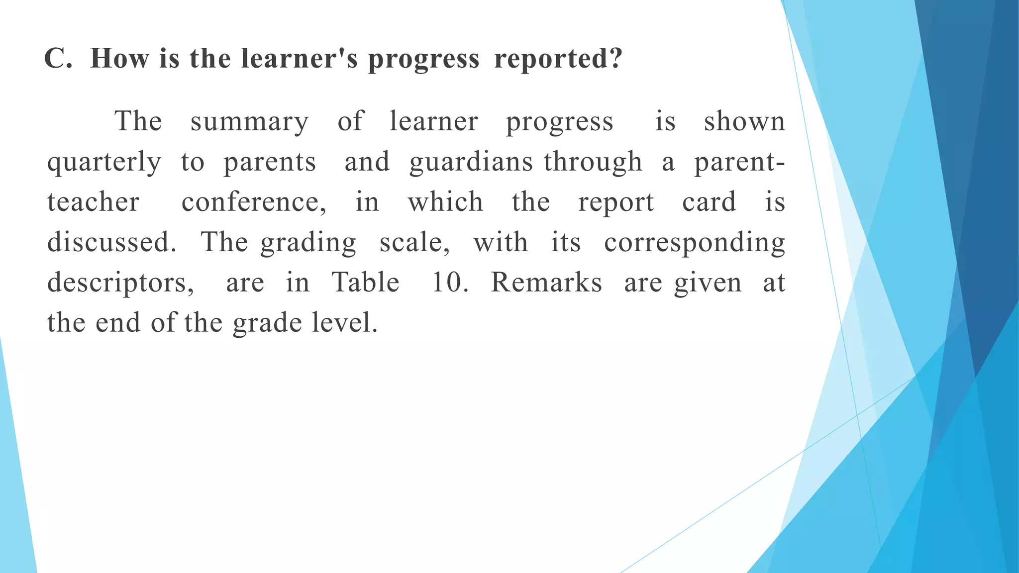 K to 12 Grading Sheet Deped Order No. 8 S. 2015 PPT presentation | PPTX