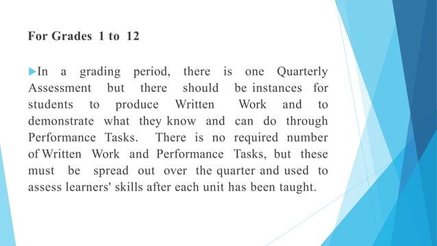 K to 12 Grading Sheet Deped Order No. 8 S. 2015 PPT presentation | PPTX
