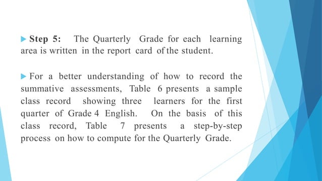 K to 12 Grading Sheet Deped Order No. 8 S. 2015 PPT presentation | PPTX