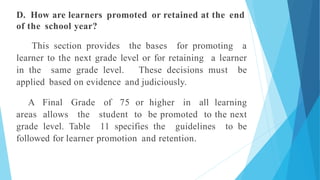 K to 12 Grading Sheet Deped Order No. 8 S. 2015 PPT presentation | PPTX