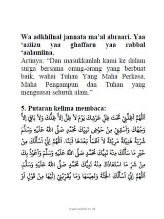 Doa Lengkap Ibadah Haji dan Umroh saibah | PPTX