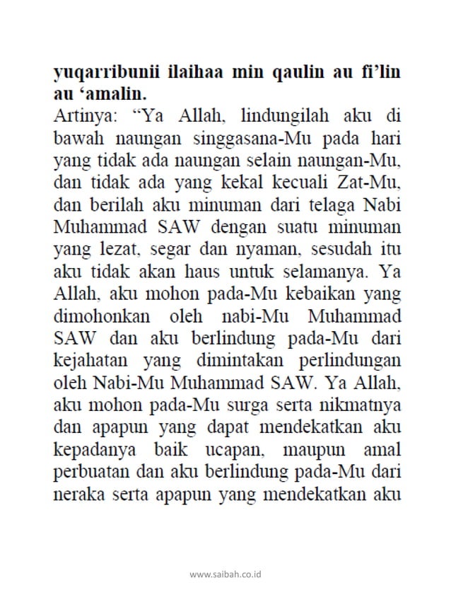 Doa Lengkap Ibadah Haji dan Umroh saibah | PPTX