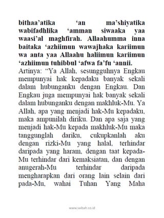 Doa Lengkap Ibadah Haji dan Umroh saibah | PPTX