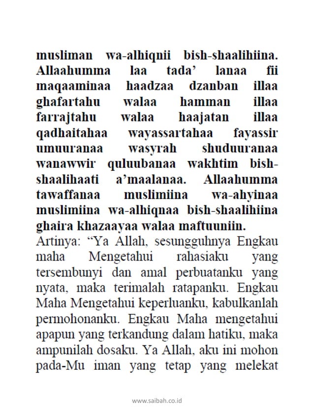 Doa Lengkap Ibadah Haji dan Umroh saibah | PPTX