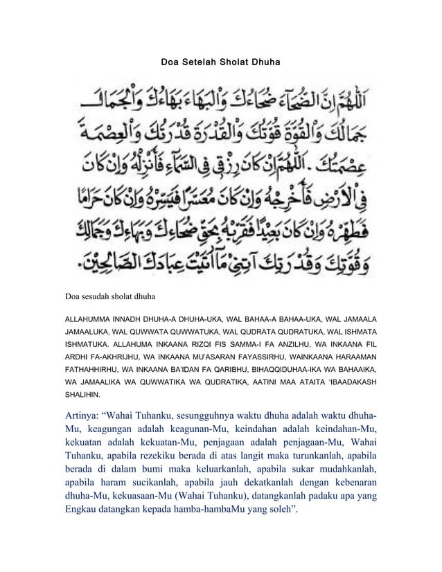 Doa Setelah Sholat Dhuha Dan Artinya - Homecare24 Doa Setelah Sholat Dhuha Dan Artinya - Homecare24
