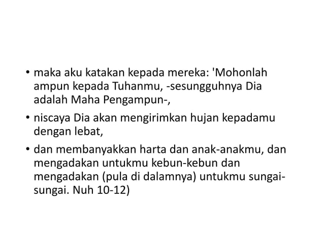 Tuntunan Doa dan Dzikir HPT Muhammadiyah | PPTX