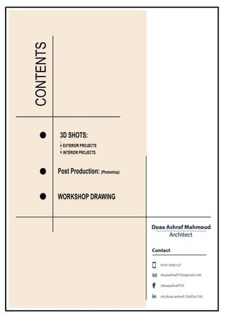 Doaa ashraf-portfolio-Architect | PDF