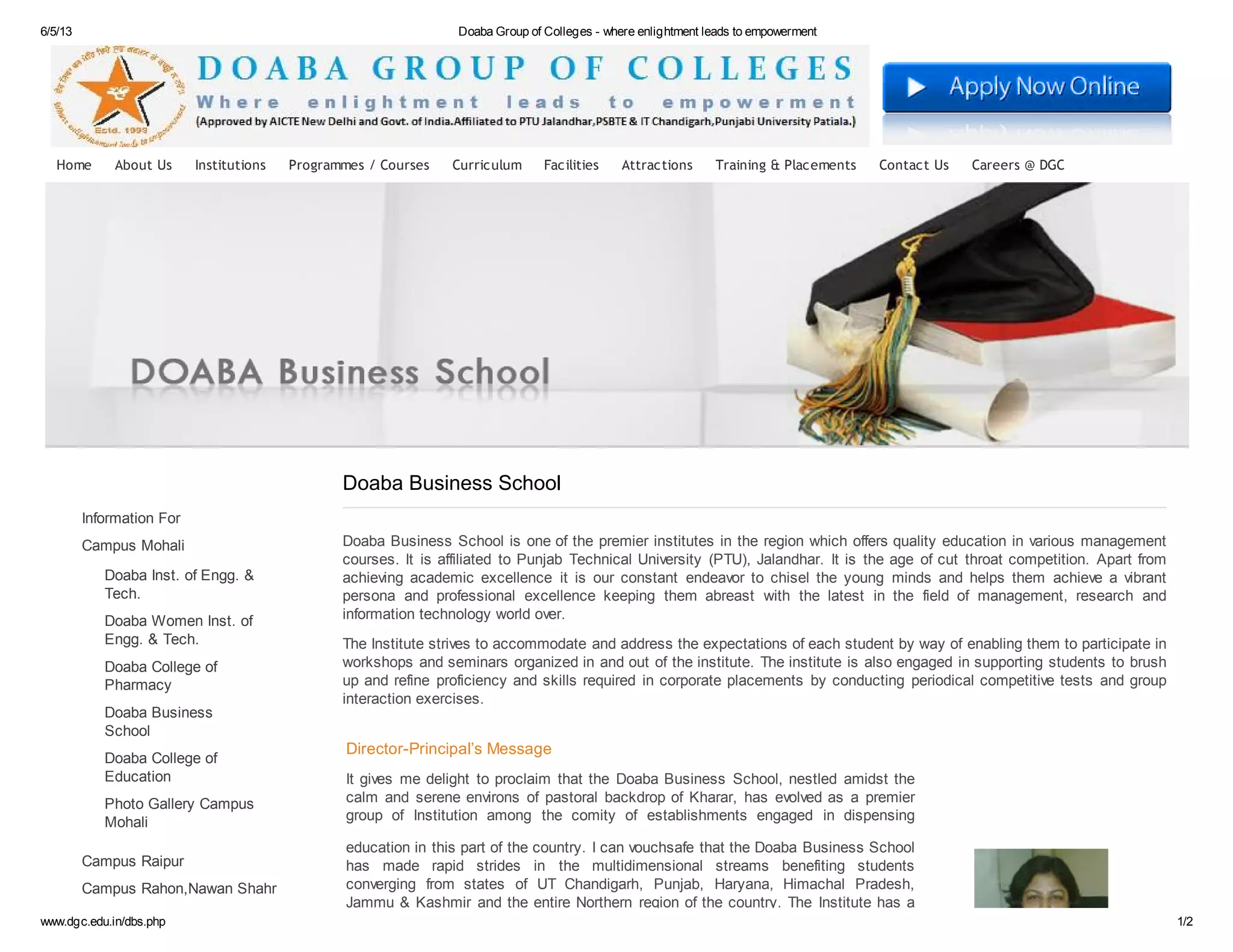 Doaba | PDF | Professional School | Postgraduate Education
