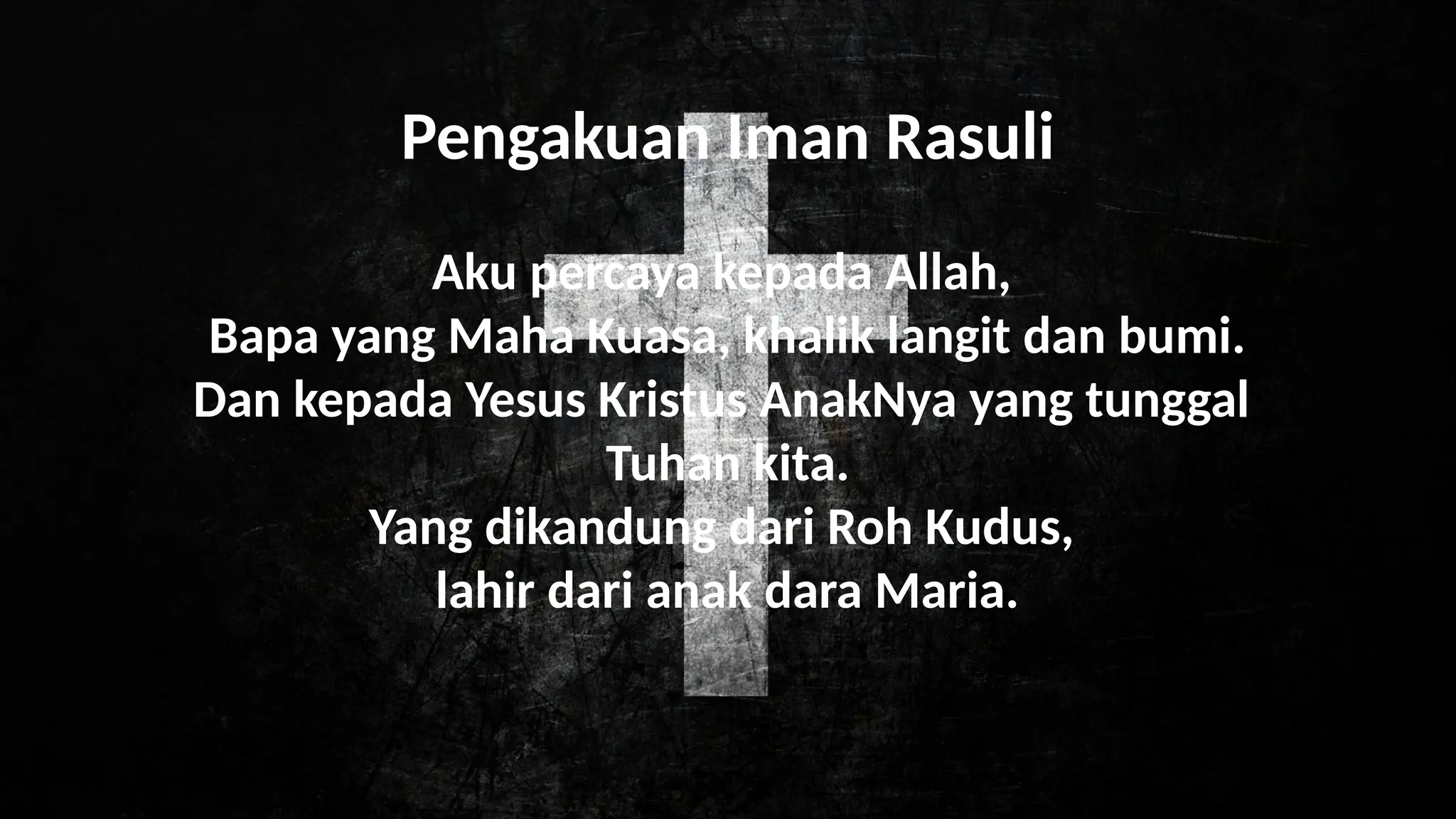 Doa Bapa Kami & Pengakuan Iman Rasuli.pptx