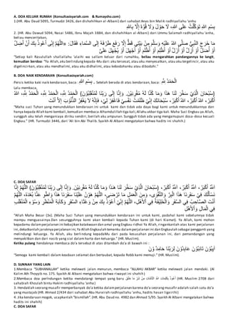Doa bepergian | PDF