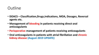 Doacs by dr hafeesh fazulu | PPTX
