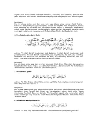 Doa dalam hadis 1 | PDF