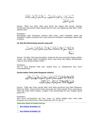 Doa dalam hadis 1 | PDF