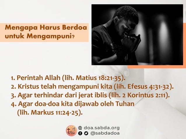 Doa dan pengampunan | PPT