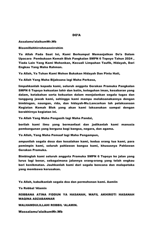 Doa Dan Susunan Acara Pembukaan kegiatan.docx
