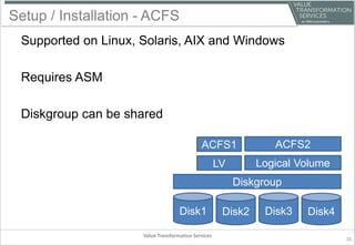 Comparison of ACFS and DBFS | PDF