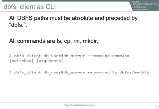 Comparison of ACFS and DBFS | PDF