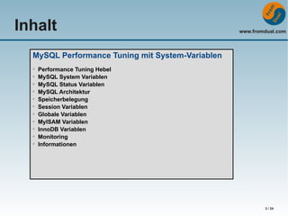 MySQL Performance Tuning Variables | PPT | Free Download