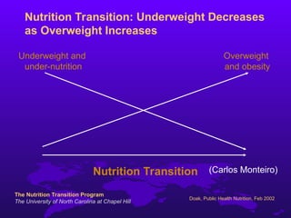 The Nutrition Transition and The Unerweight Overweight Household in ...