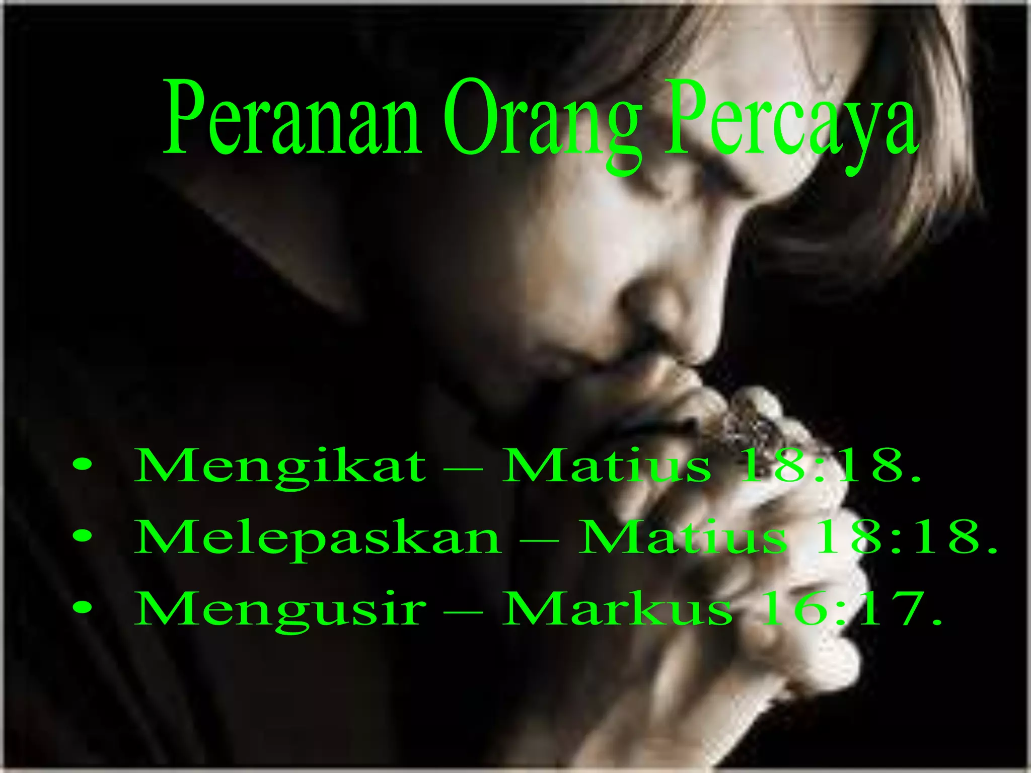 Doa keliling dalam perspektif peperangan rohani (2) | PPTX