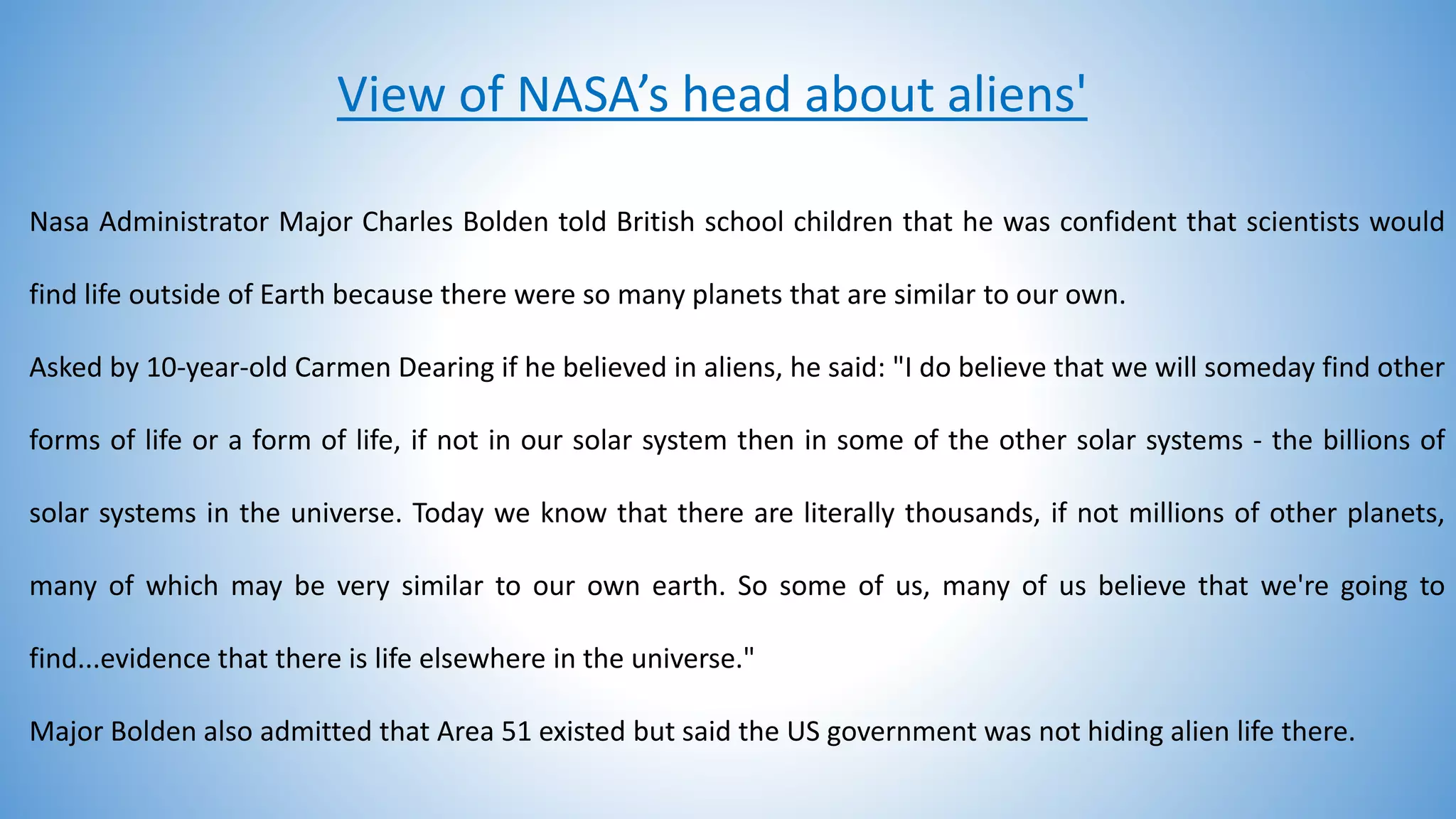 Do aliens exist | PPTX