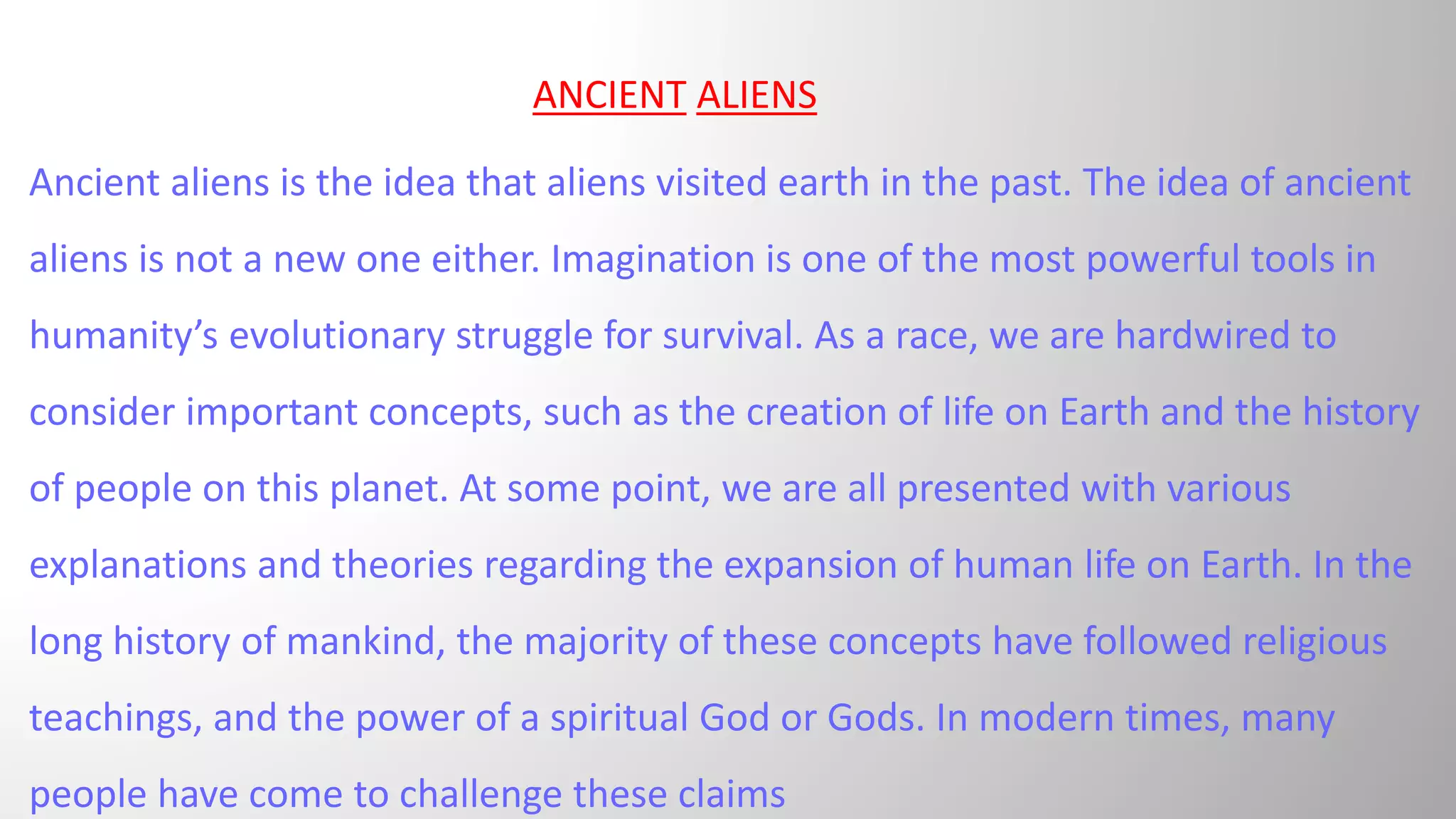 Do aliens exist | PPTX