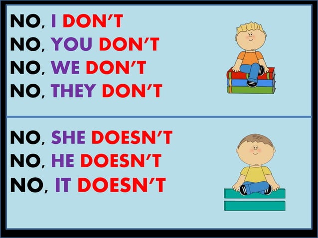 Do And Does Ppt 
