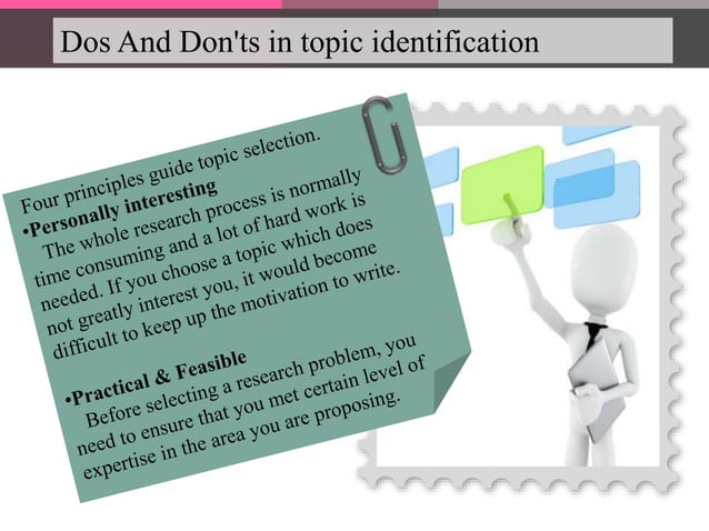 Do and donts Of the research | PPTX