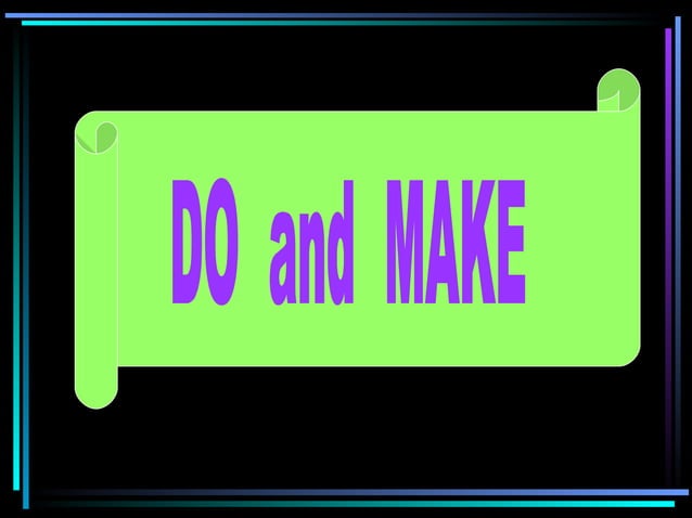 Do and make | PPS