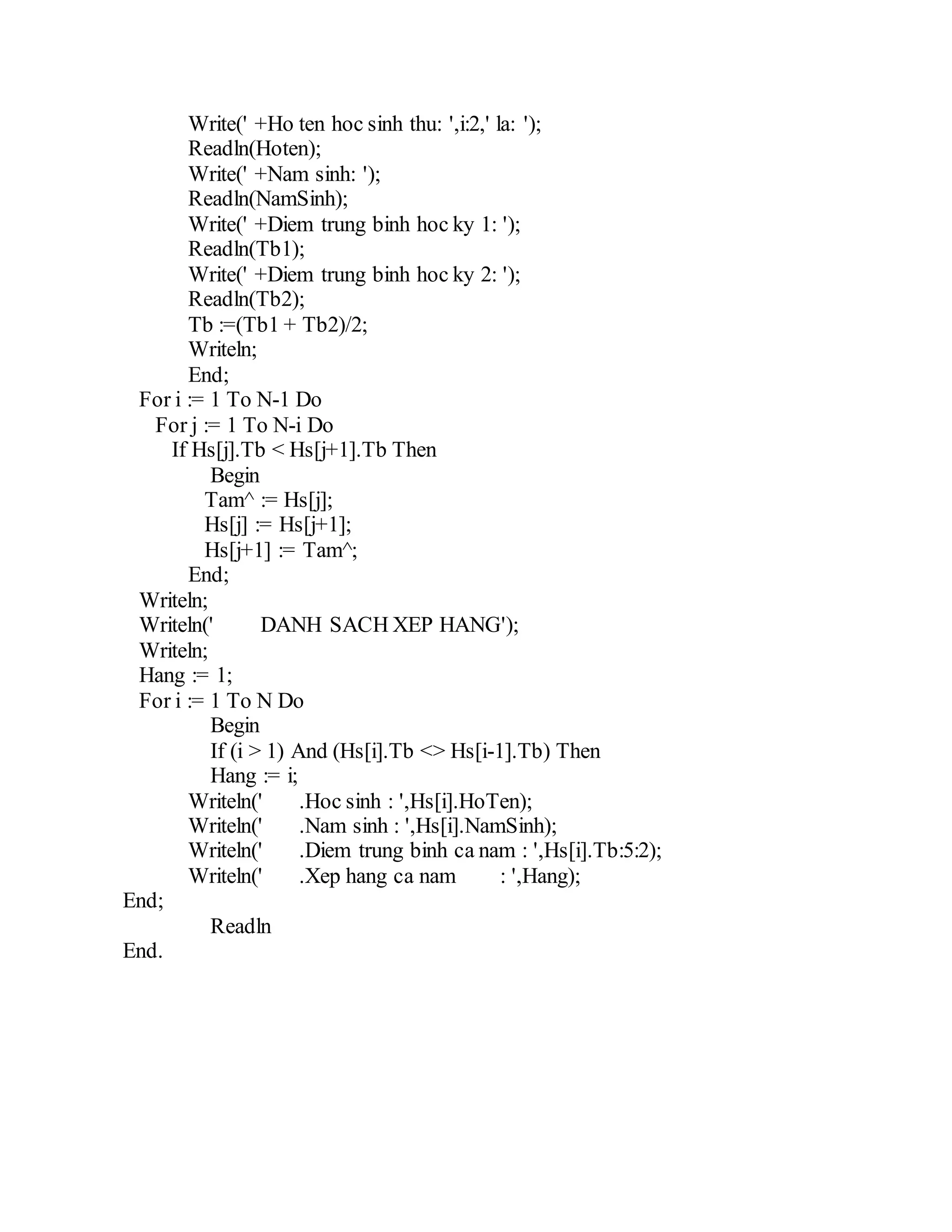 Doan pascal cung co bai 2 lop 11 | DOCX