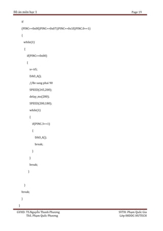 Đồ án thiết kế robot dò đường | PDF