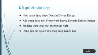 Domain Driven Design Framework | PPTX