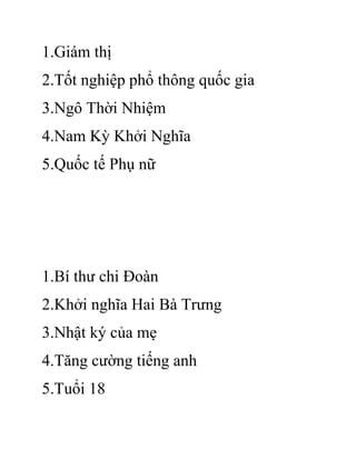 Doan y dong doi | DOC