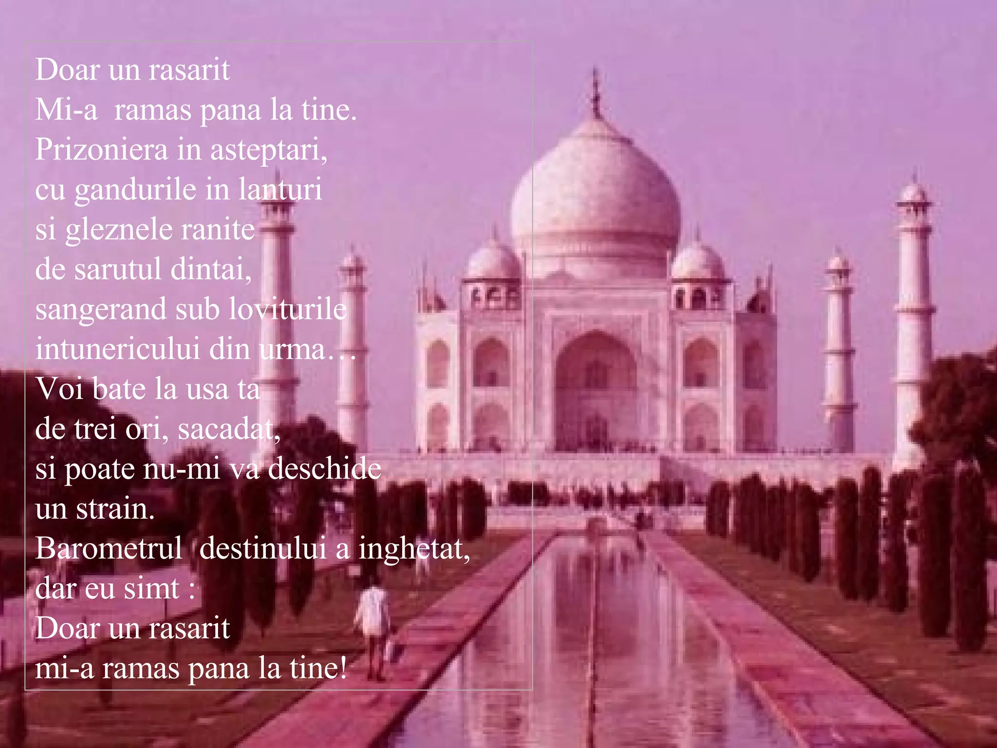 Doar un rasarit | PPT