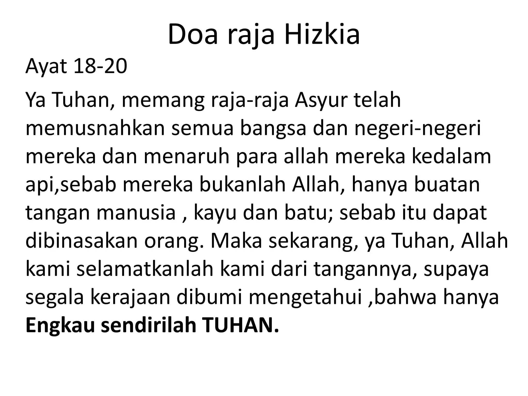 DOA RAJA HIZKIA BAGI YERUSALEM.pptx