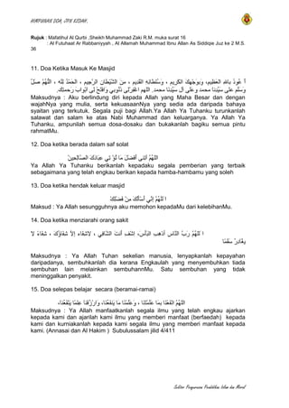 Doa rasmi spi kedah | PDF