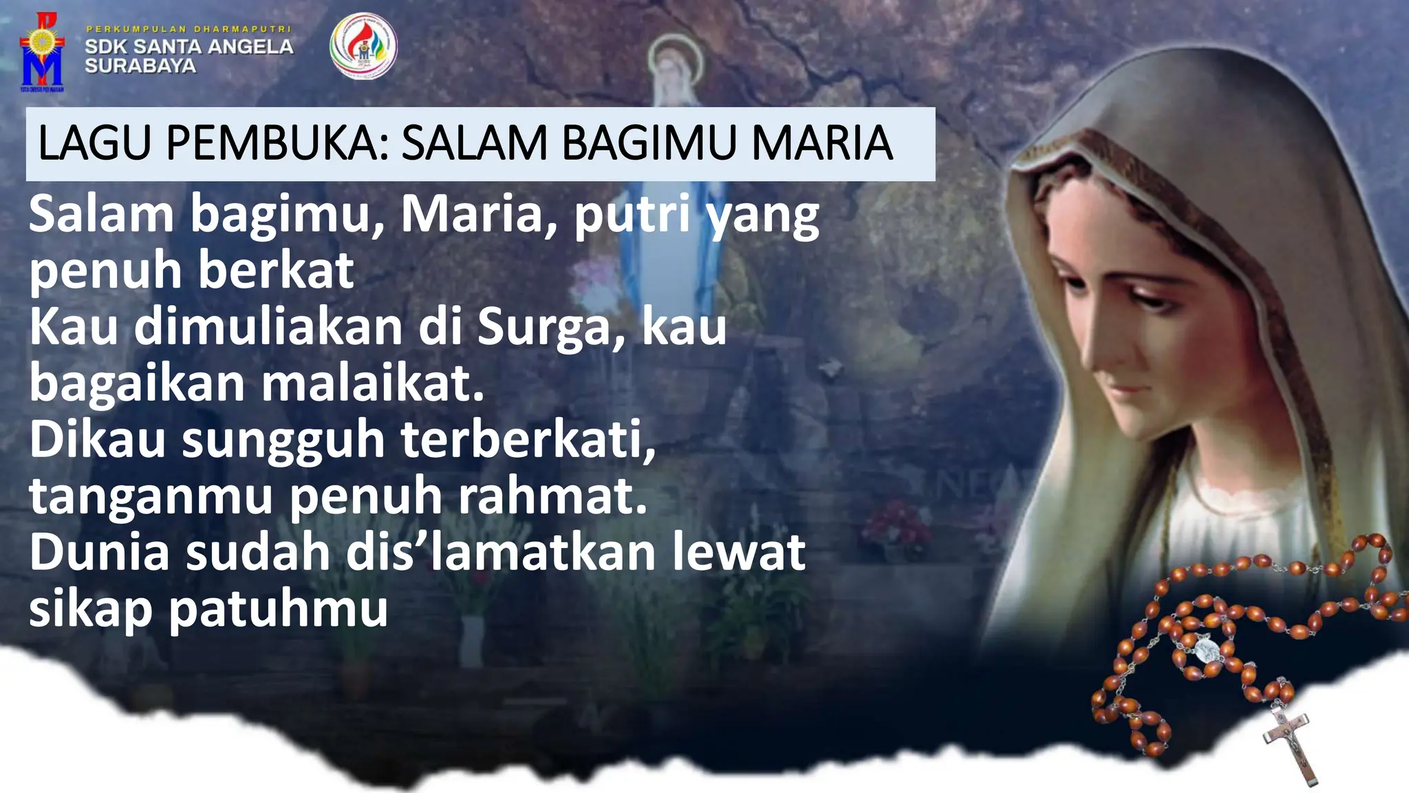 DOA ROSARIO BERSAMA ANAK-ANAK SDK SANTA ANGELA SURABAYA | PPTX