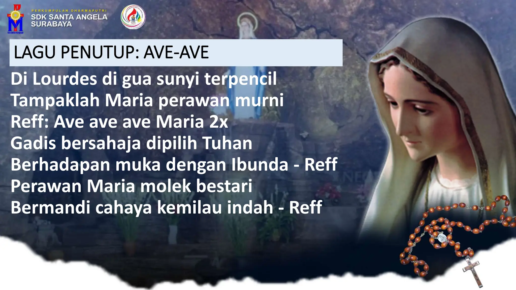 DOA ROSARIO BERSAMA ANAK-ANAK SDK SANTA ANGELA SURABAYA | PPTX