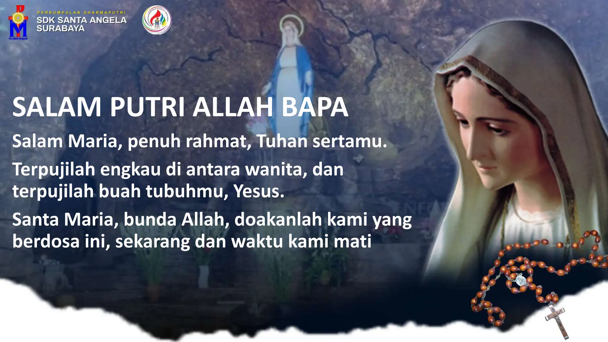 DOA ROSARIO BERSAMA ANAK-ANAK SDK SANTA ANGELA SURABAYA | PPTX