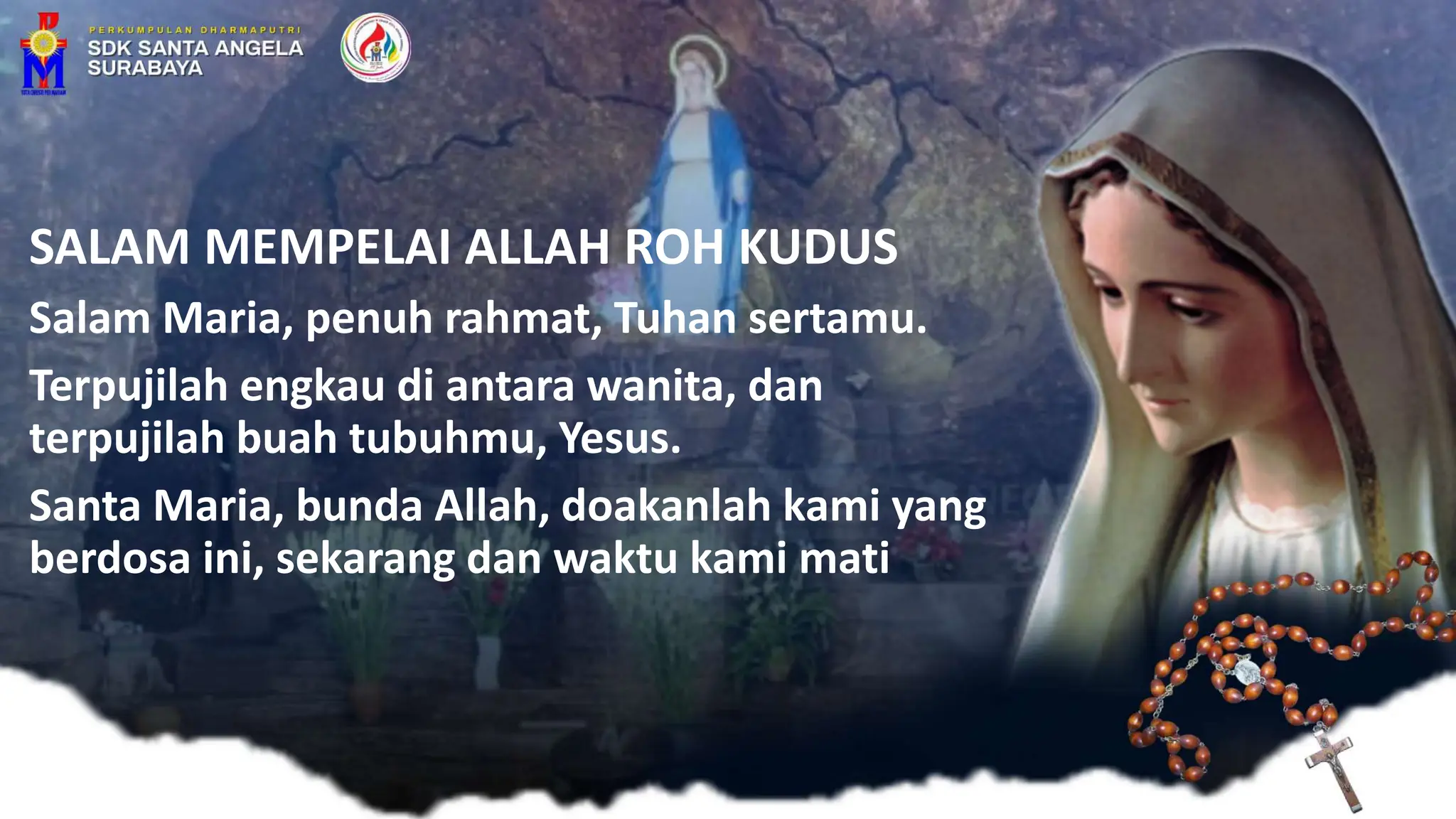 DOA ROSARIO BERSAMA ANAK-ANAK SDK SANTA ANGELA SURABAYA | PPTX