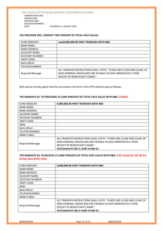 DOA SWIFT MT103 TWO WAY | PDF